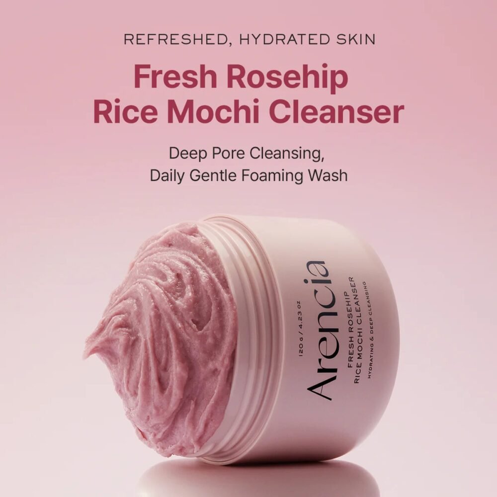 Arencia Fresh Rosehip Rice Mochi Cleanser 120g – Street 55 Qatar