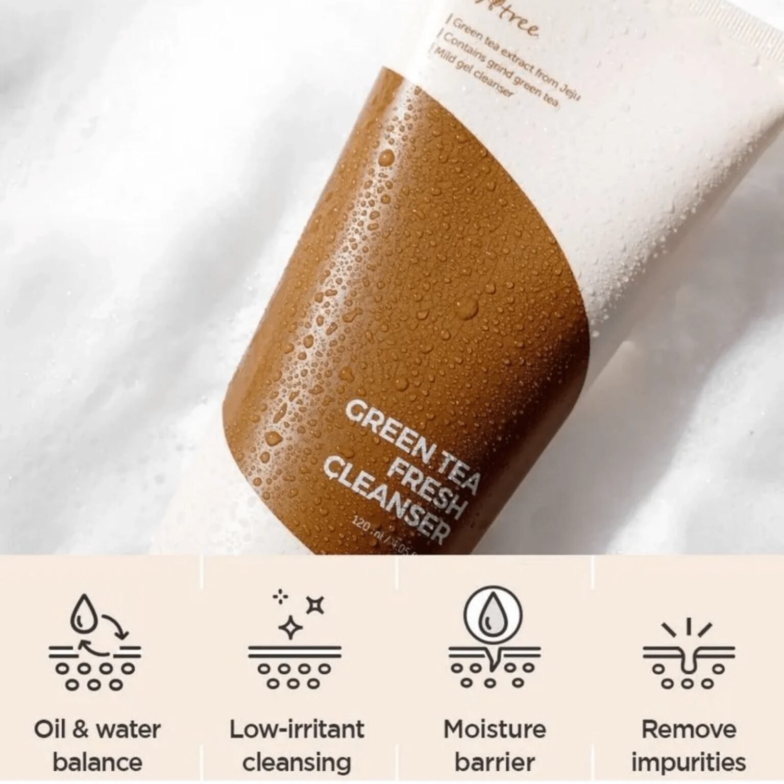 Isntree Green Tea Fresh Cleanser – 120 ml – Street 55 Qatar